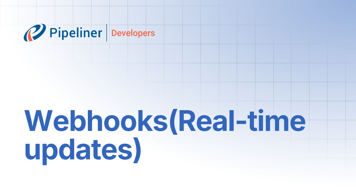 Webhooks(Real-time updates) | API Documentation